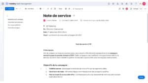 Note de service : exemples et guide de rédaction